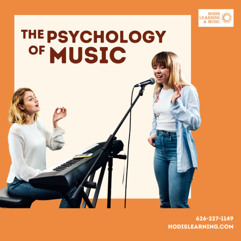 The Psychology of Music - Tutor Pasadena, South Pasadena, San Marino ...
